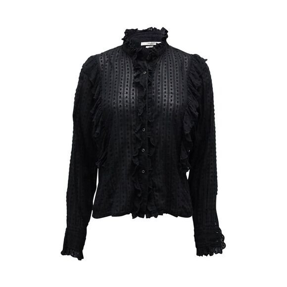 Isabel Marant Étoile | Tops | Isabel Marant Etoile Ruffle Detail Button ...